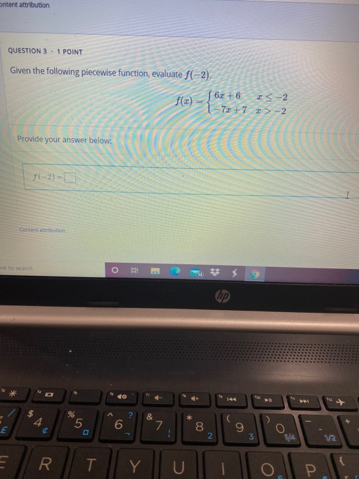 Solved Ontent attribution QUESTION 3.1 POINT Given the | Chegg.com