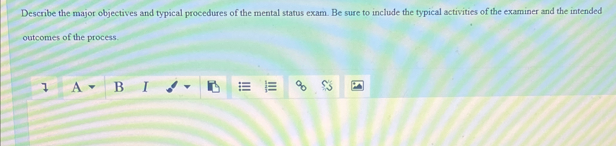 Solved Describe the major objectives and typical procedures | Chegg.com