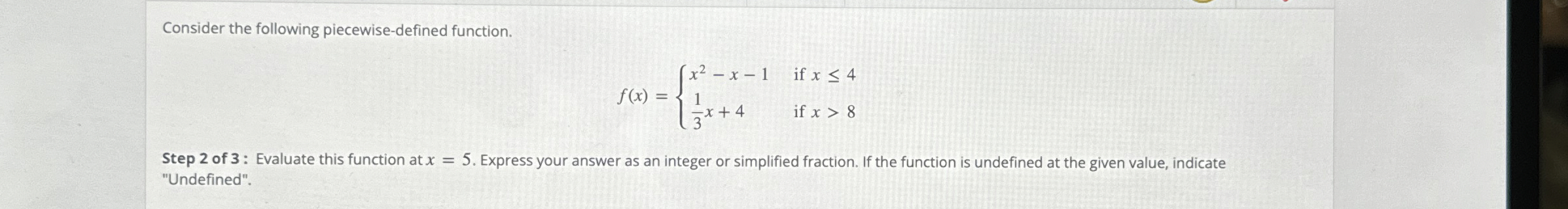 Solved Consider the following piecewise-defined | Chegg.com