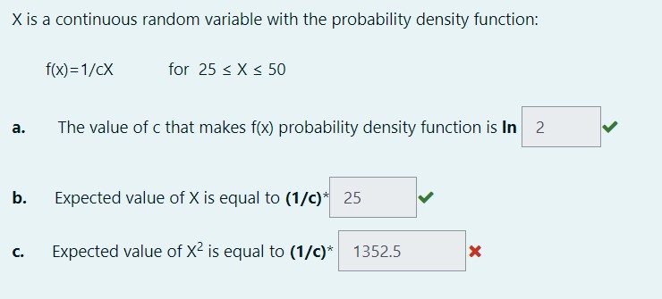 Solved S3))x ﻿is a continuous random variable with the | Chegg.com