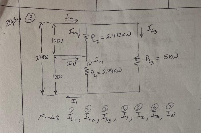 Solved Find: II1,IL2,IL3,I1,I2,I3,IN | Chegg.com