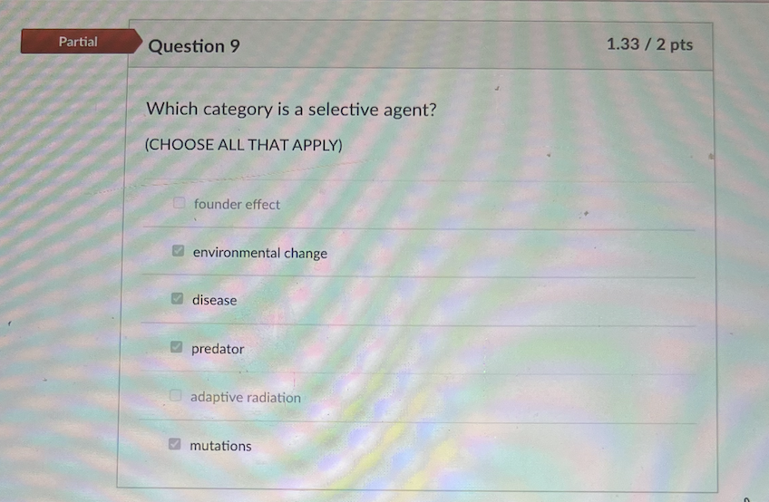 Solved Question 9Which category is a selective agent?(CHOOSE | Chegg.com