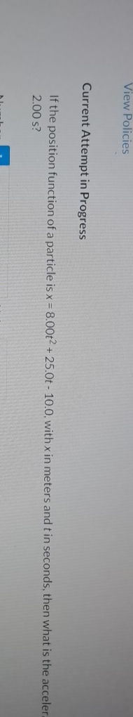 Solved View PoliciesCurrent Attempt in ProgressIf the | Chegg.com