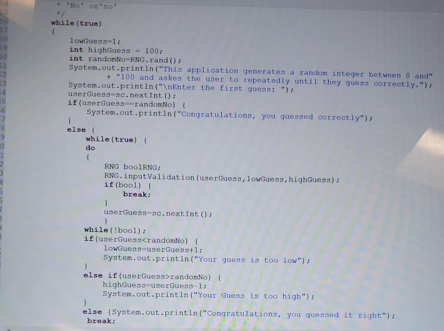 Solved Build an application that will receive a guess and | Chegg.com