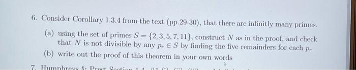 Solved Attached is the question in hand, and the corollary | Chegg.com