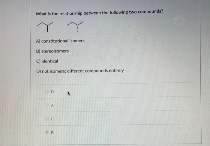 Solved What is the relationship between the following two | Chegg.com