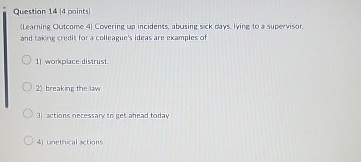 Solved Question 14 (4 ﻿points)(Learning Outcome 4) ﻿Covering | Chegg.com