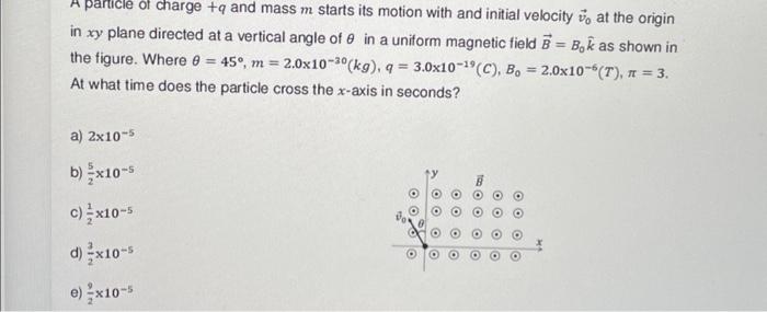 Solved in xy plane directed at a verich initial velocity v0 | Chegg.com