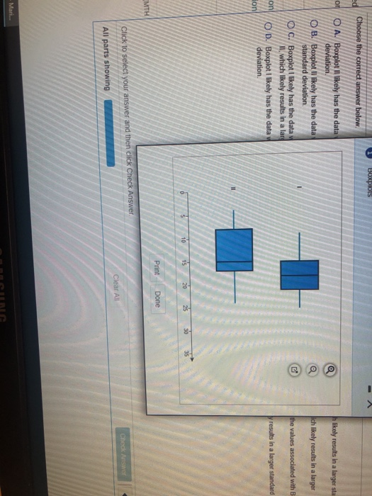 Solved 3.5.20 Question Help Which of the accompanying | Chegg.com