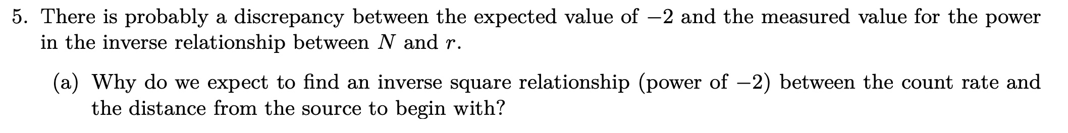 Solved There is probably a discrepancy between the expected | Chegg.com