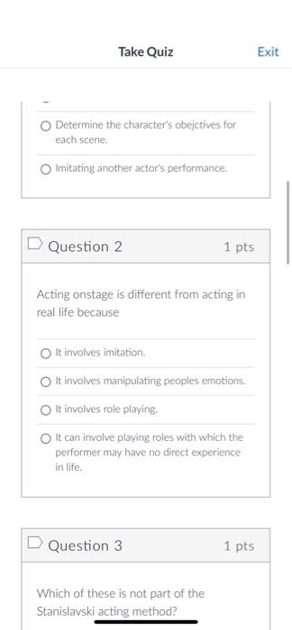 [Solved]: Determine the character's obejctives for each