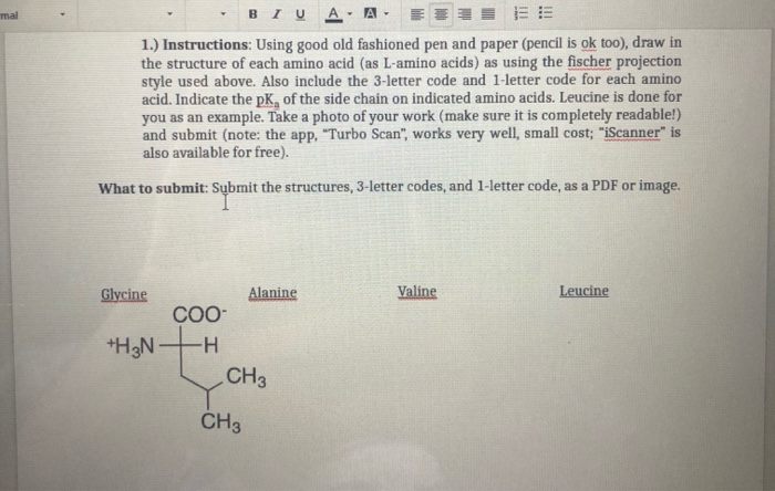 Solved Draw the structure of each amino acid (as L-amino | Chegg.com