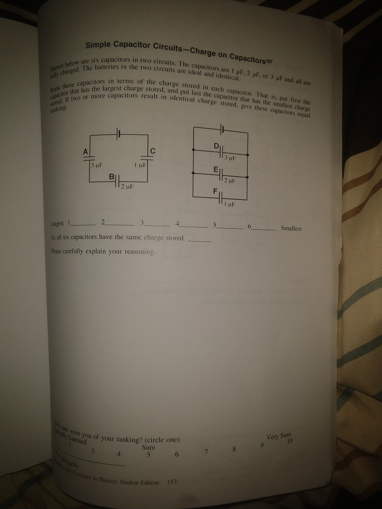 Solved Simple Capacitor Circuits Capacitor Circuits-Charge | Chegg.com