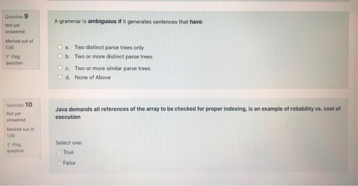 Solved Most important criteria for evaluating programming | Chegg.com