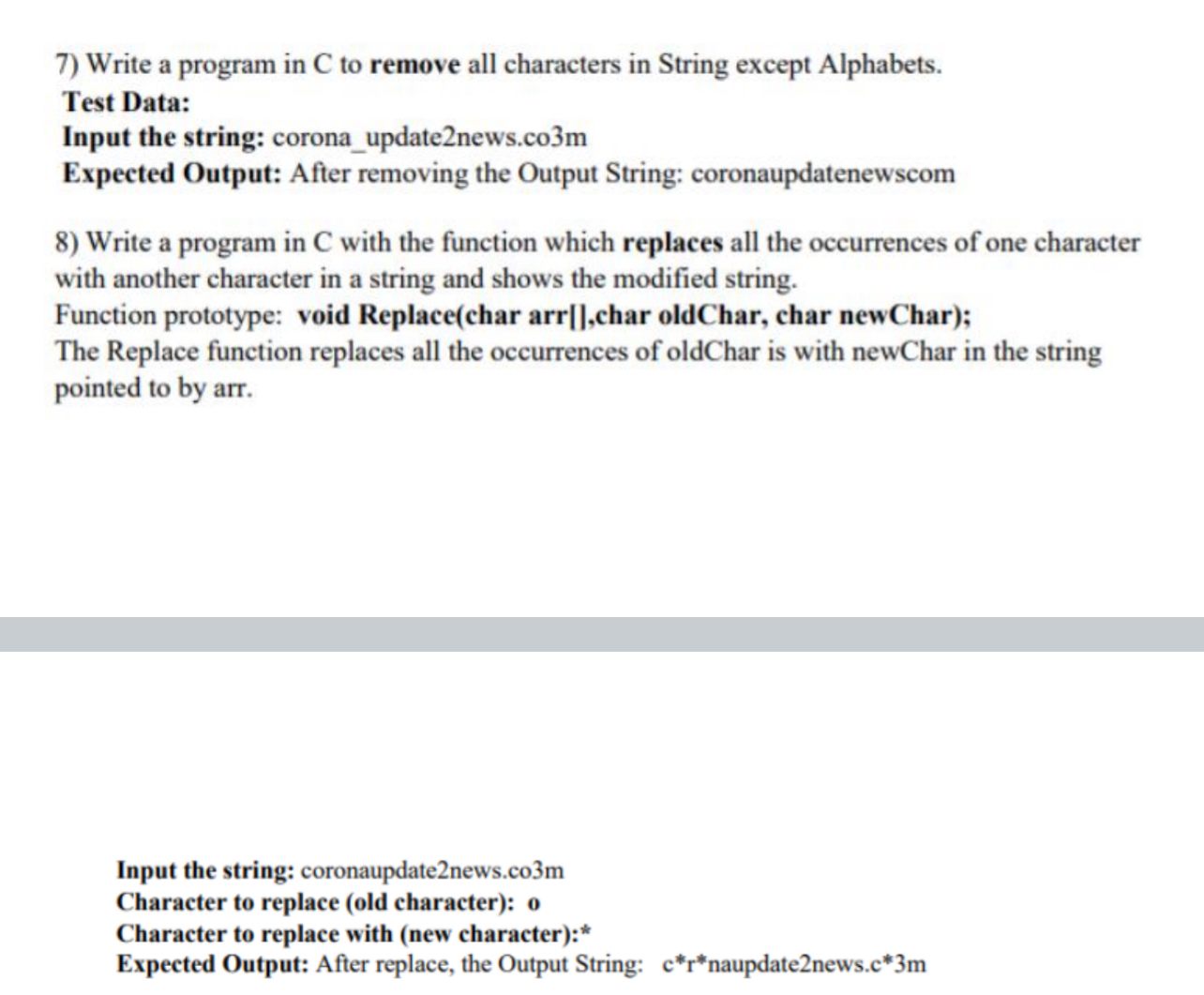 Solved Honourable Chegg Experts, Please solve it with C | Chegg.com