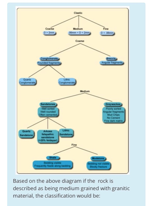 Solved Coarse D mmc Course Breccia ar fragments Rounded | Chegg.com