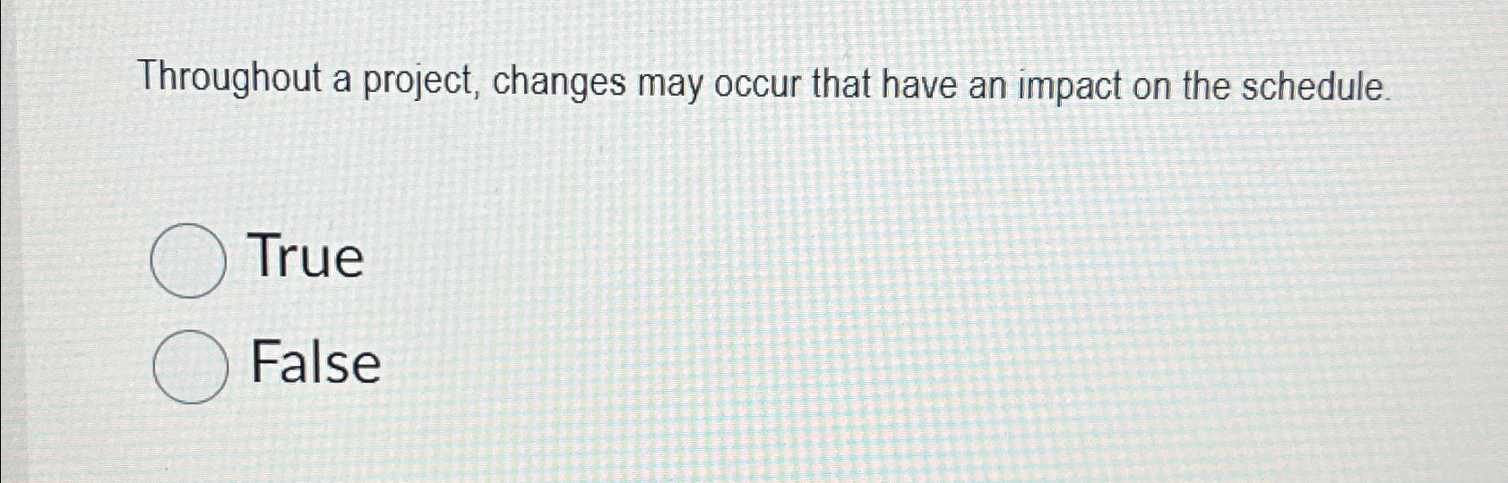 Solved Throughout a project, changes may occur that have an | Chegg.com