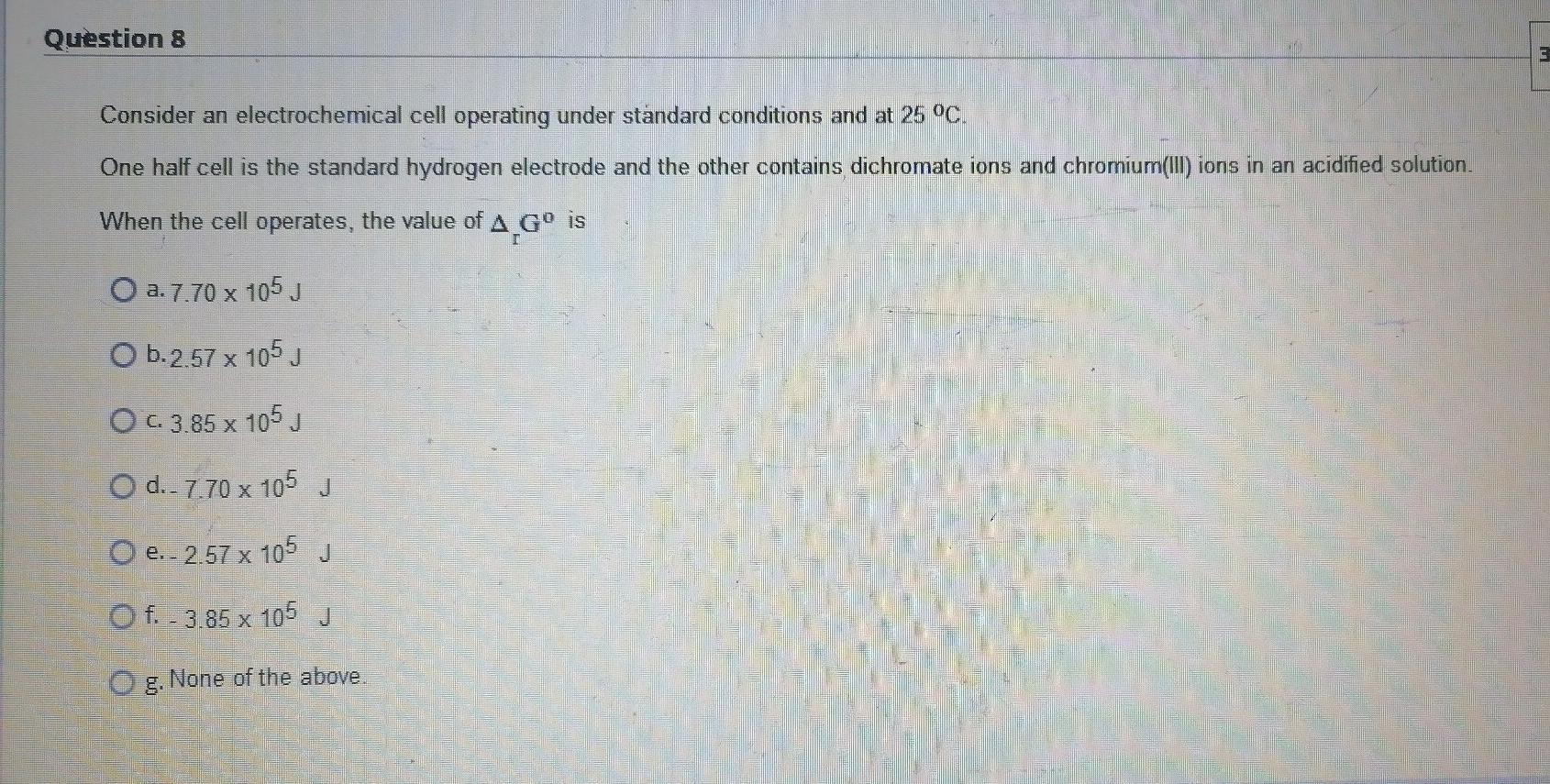 Solved Question 6 Consider the following information: | Chegg.com