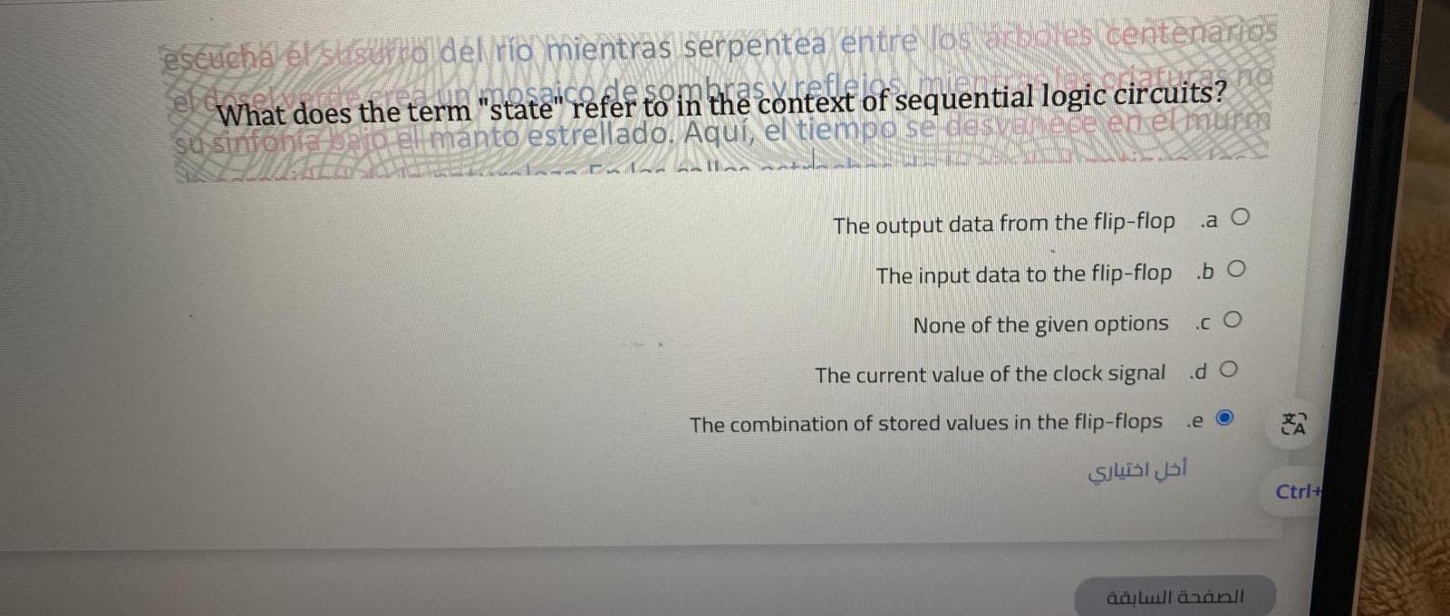 Solved What does the term "state" refer to in the context of | Chegg.com