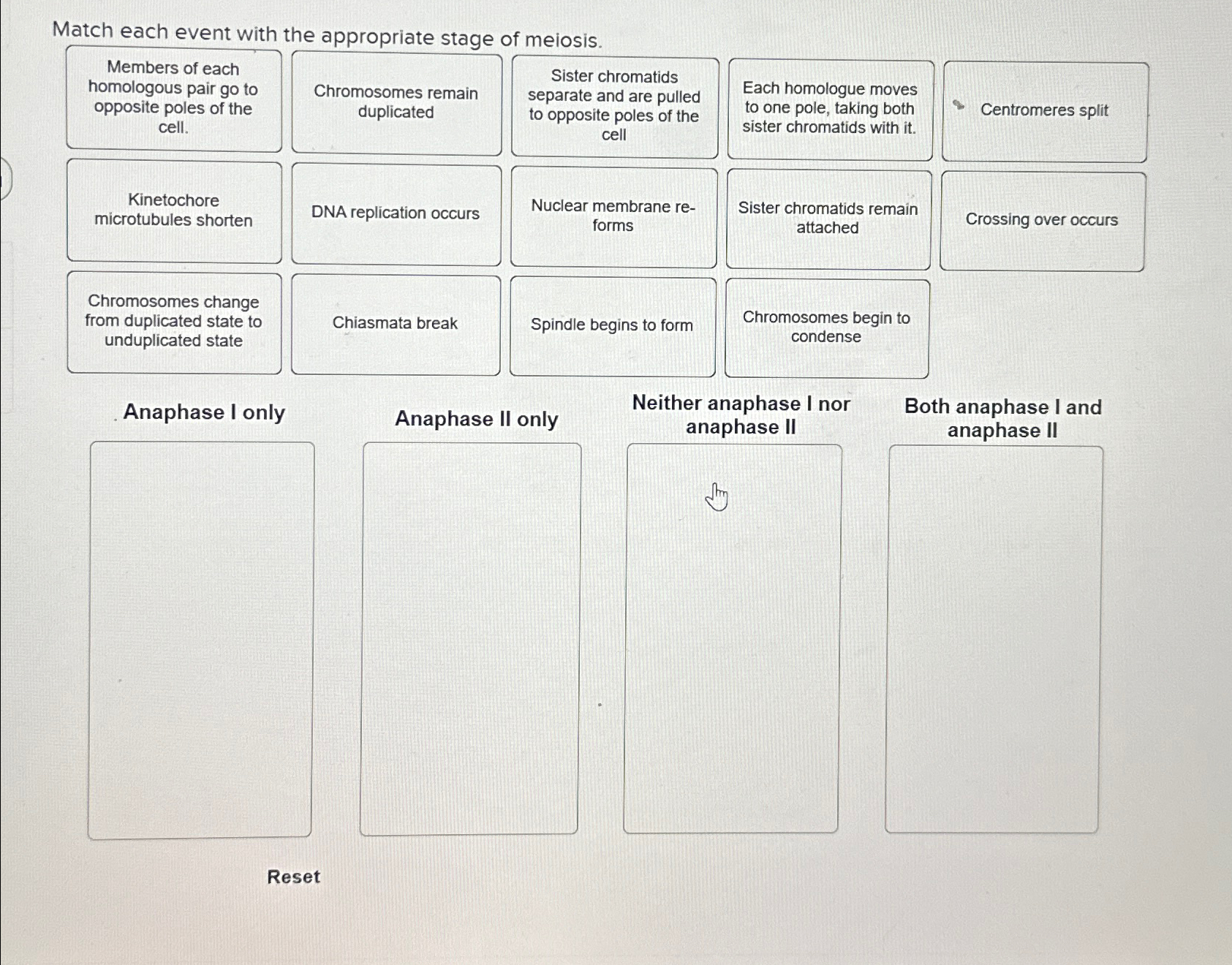 Solved Match each event with the appropriate stage of | Chegg.com