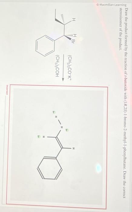 Draw the product formed by the reaction of t-butoxide | Chegg.com