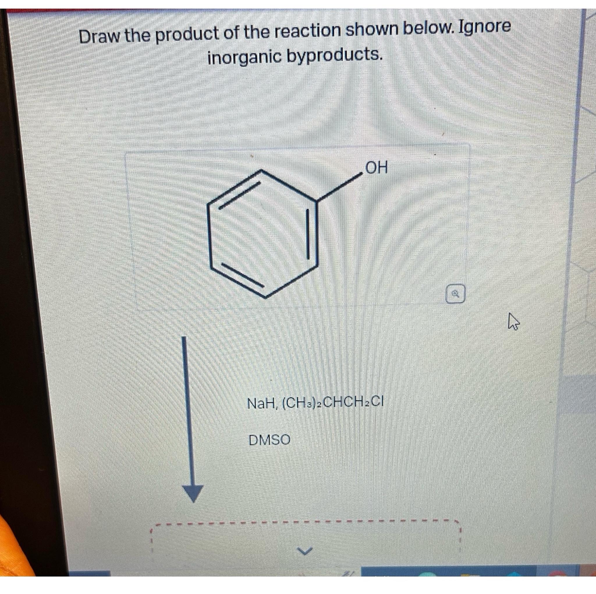 Solved Draw the product of the reaction shown below. Ignore | Chegg.com
