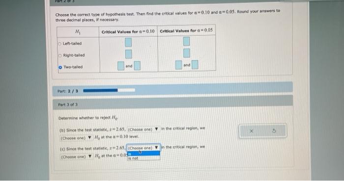 Solved dlo A test is made of Ho: -- 17 versus H:-*17. A | Chegg.com