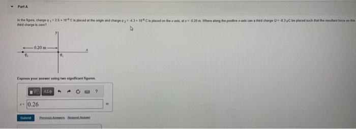 Solved Part A thind tharge in farm? Eepress yout anewer | Chegg.com