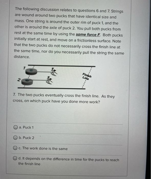 Solved The following discussion relates to questions 6 and | Chegg.com