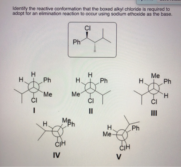 Solved Identify the reactive conformation that the boxed | Chegg.com
