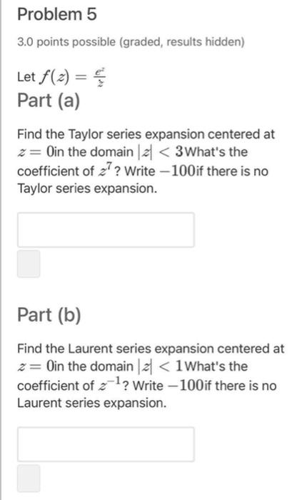 Solved Problem 4 3.0 points possible (graded, results | Chegg.com