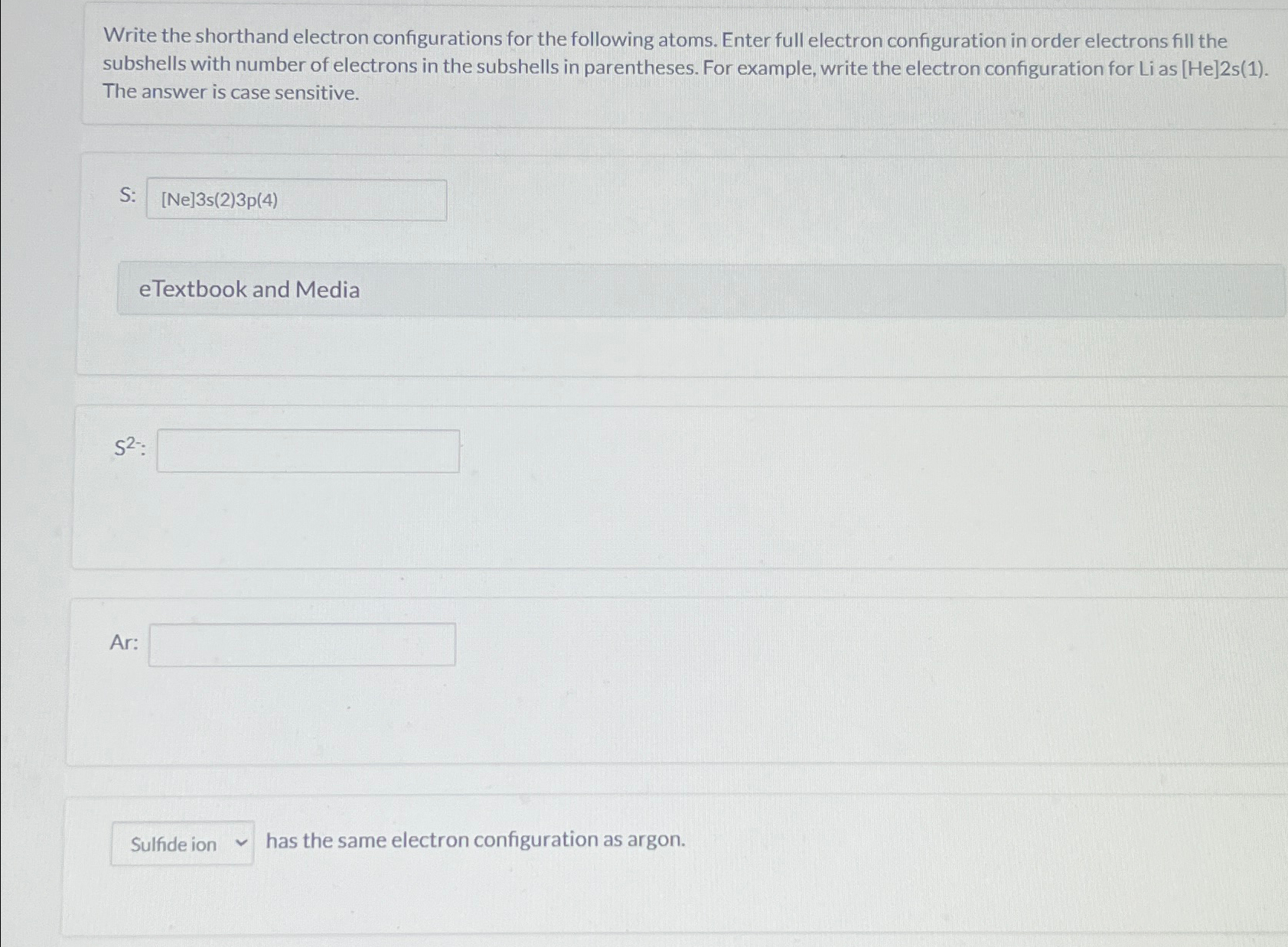 Solved Write the shorthand electron configurations for the | Chegg.com