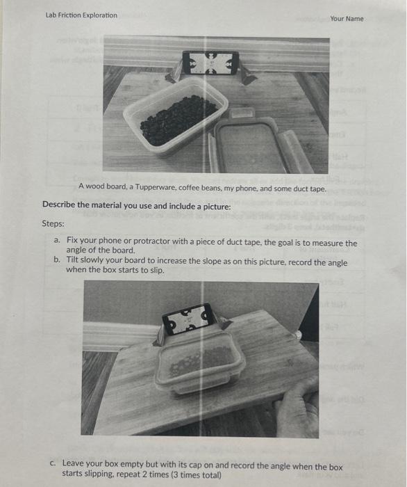 Solved In this first lab, we will explore the coefficient of | Chegg.com