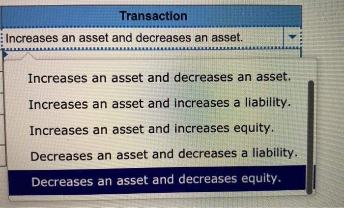 Solved Exercise 1 12 Identifying Effects Of Transactions On