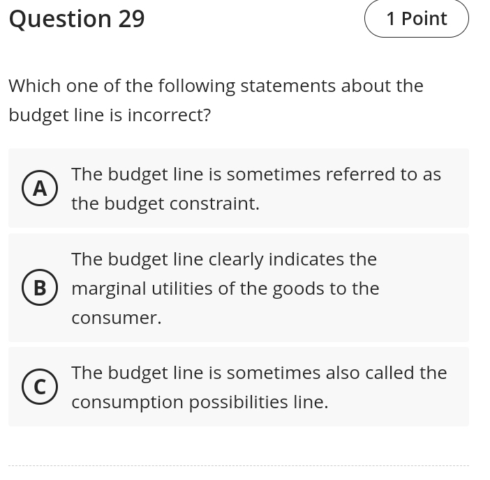Solved Question 291 ﻿PointWhich one of the following | Chegg.com