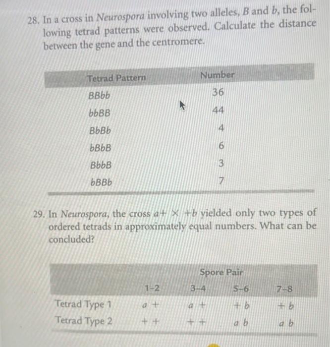 Solved Please explain how to solve and answer #28 and 29 in | Chegg.com