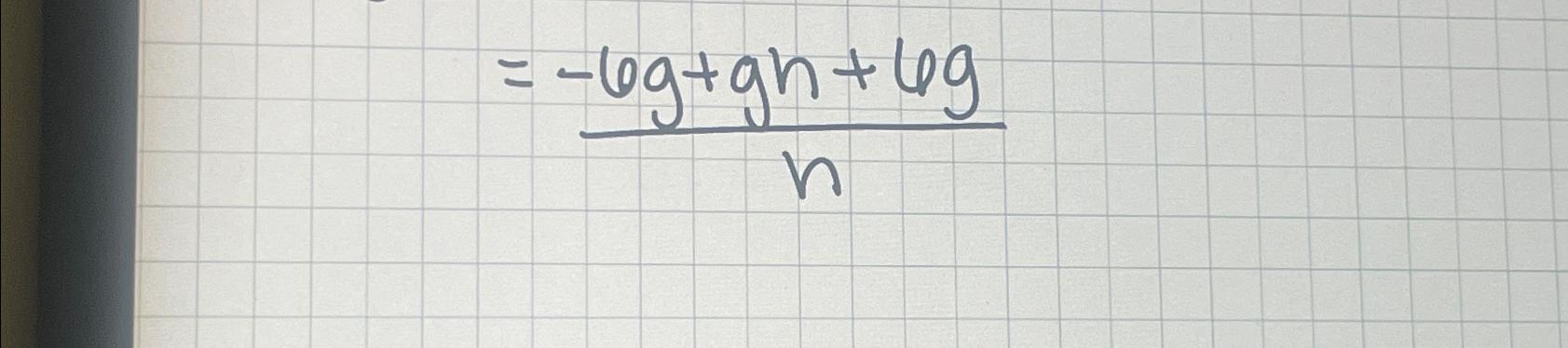 Solved =-6g+gh+6gh | Chegg.com