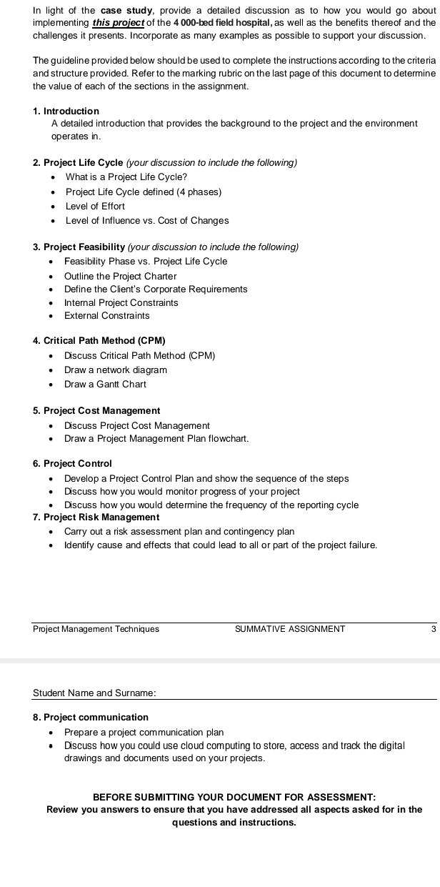 Solved In light of the case study, provide a detailed | Chegg.com
