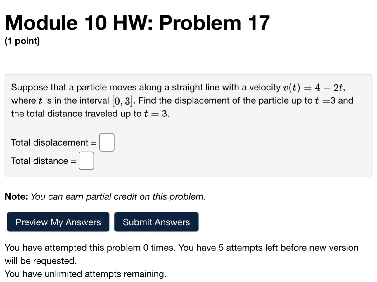 Solved Module 10 ﻿HW: Problem 17(1 ﻿point)Suppose that a | Chegg.com