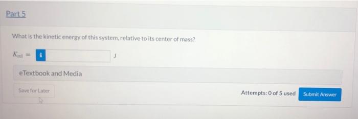 Solved Consider A System Of Two Objectsobject 1 Has A Mass 7154