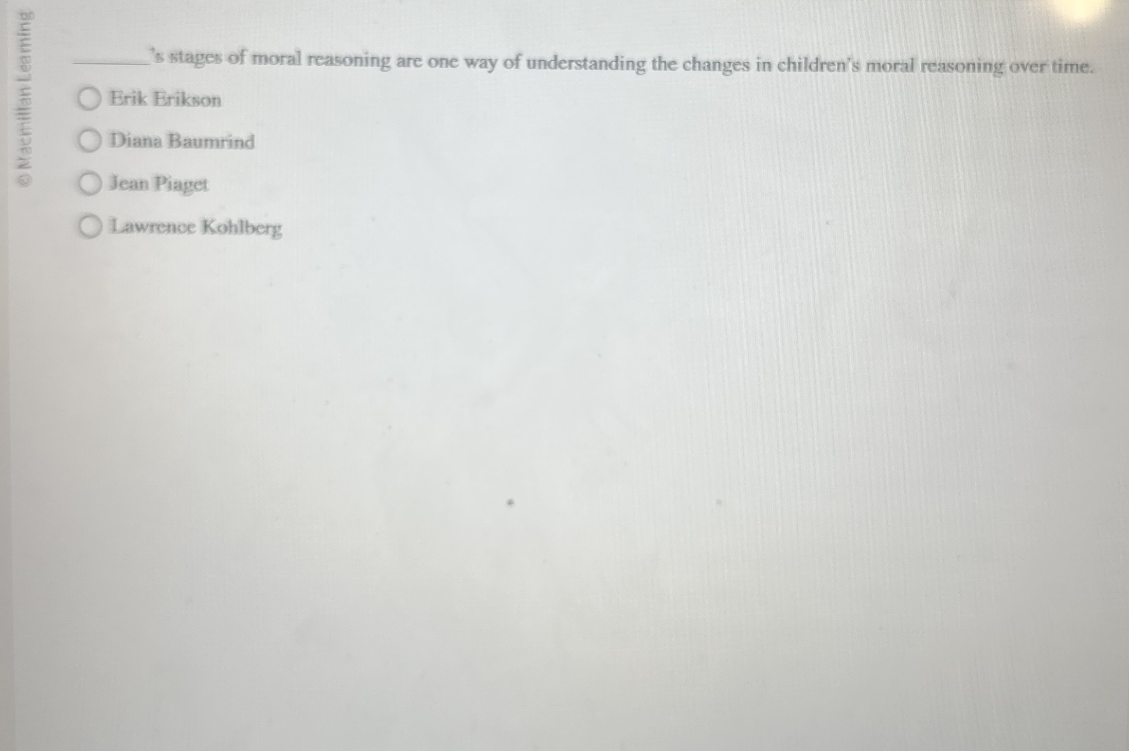 Solved Is stages of moral reasoning are one way of | Chegg.com