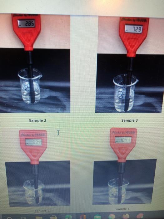 Solved Complete the Lab Measurement of pH Acid/Base | Chegg.com