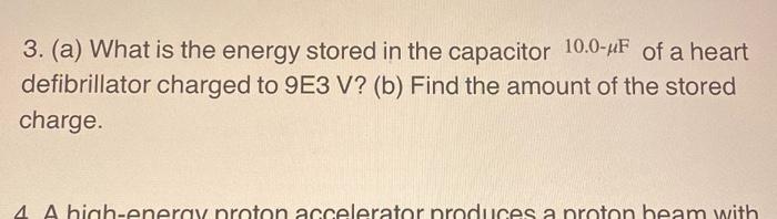 Solved 3. (a) What is the energy stored in the capacitor | Chegg.com