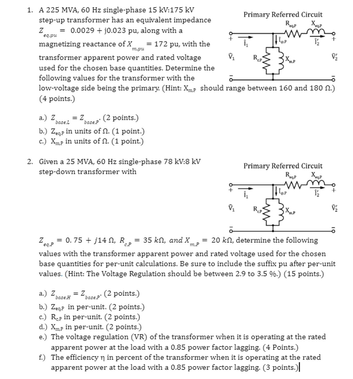 Solved A 13.8kV, ﻿single-phase generatorsupplies power to a | Chegg.com