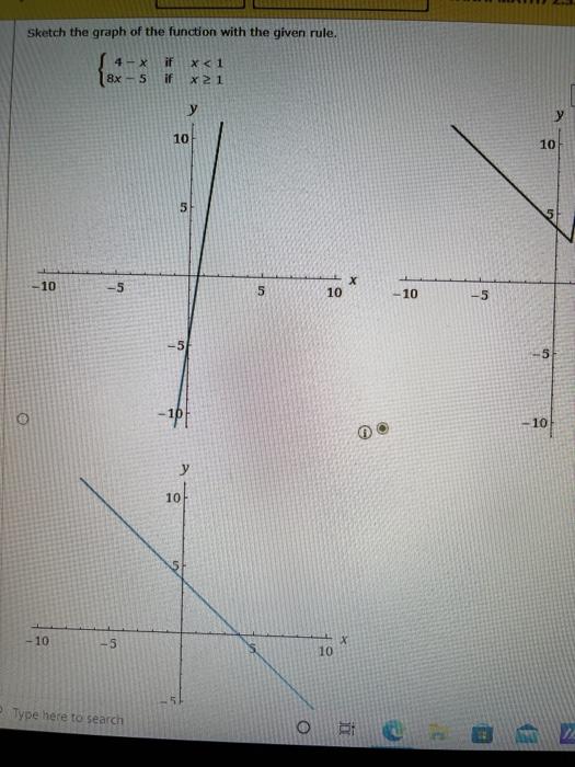 Solved Sketch the graph of the function with the given rule. | Chegg.com