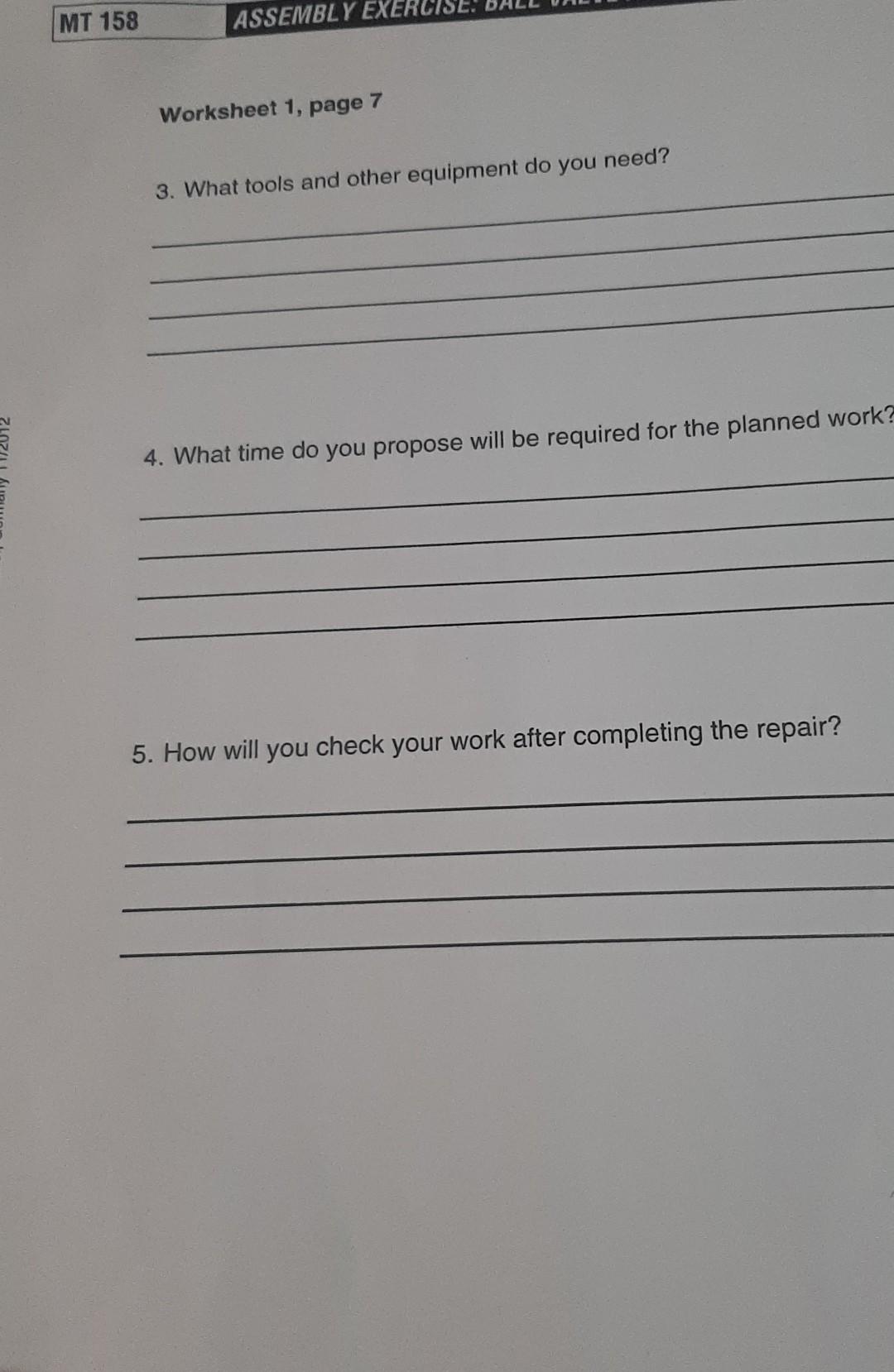 Solved 3. What tools and other equipment do you need? 4. | Chegg.com