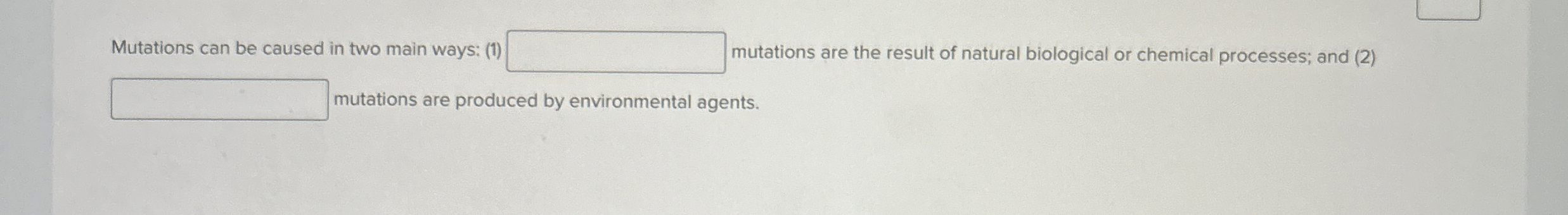 High Quality SOLUTION Mutations can be caused in two main ways: (1) | Chegg.com