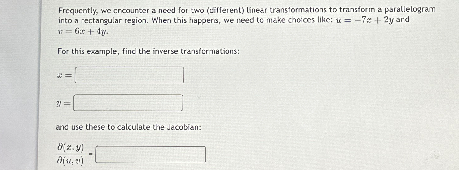 Solved Frequently, we encounter a need for two (different) | Chegg.com