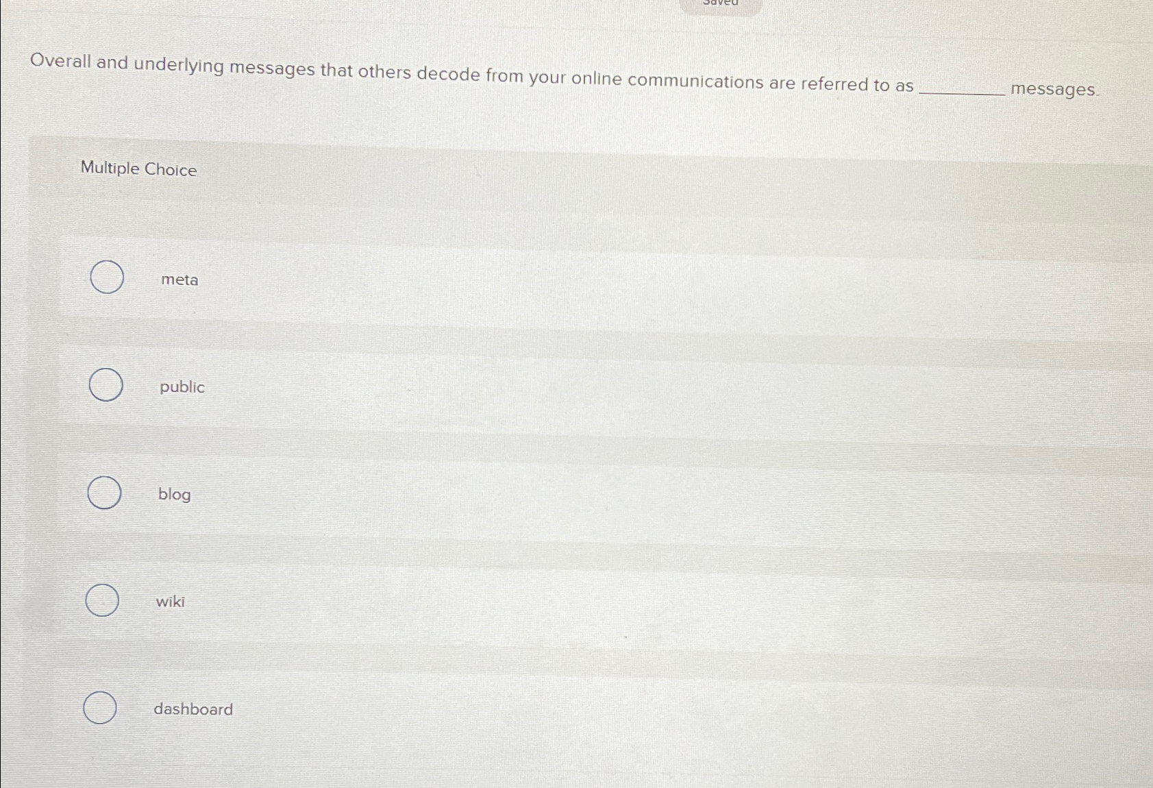 Solved Overall and underlying messages that others decode | Chegg.com
