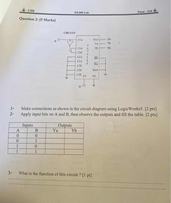 Solved 1- Make connections as shown in the circuit diagram | Chegg.com